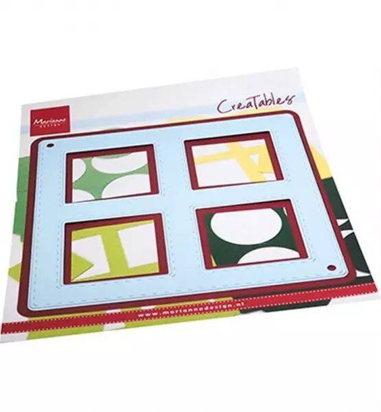 Marianne Design-Creatables die - Layout 4 squares-Die format standard