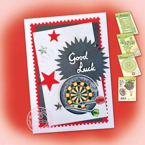 Leane Creatief-Tampons - Darts game-Tampon